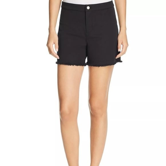 Lysse | Shorts | Lysse Womens Rae Frayed Twill Shorts Size Xl Black Nwt ...